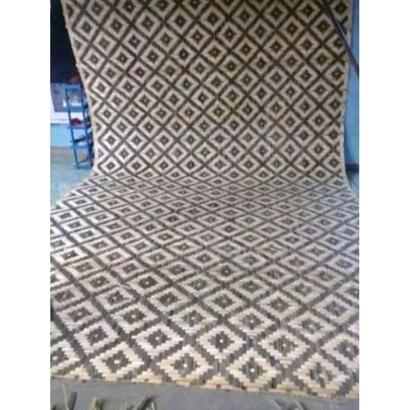 Jual Tabag Bilik Gribik Gedek anyaman bambu Motif lembaran ukuran 2x3m ...