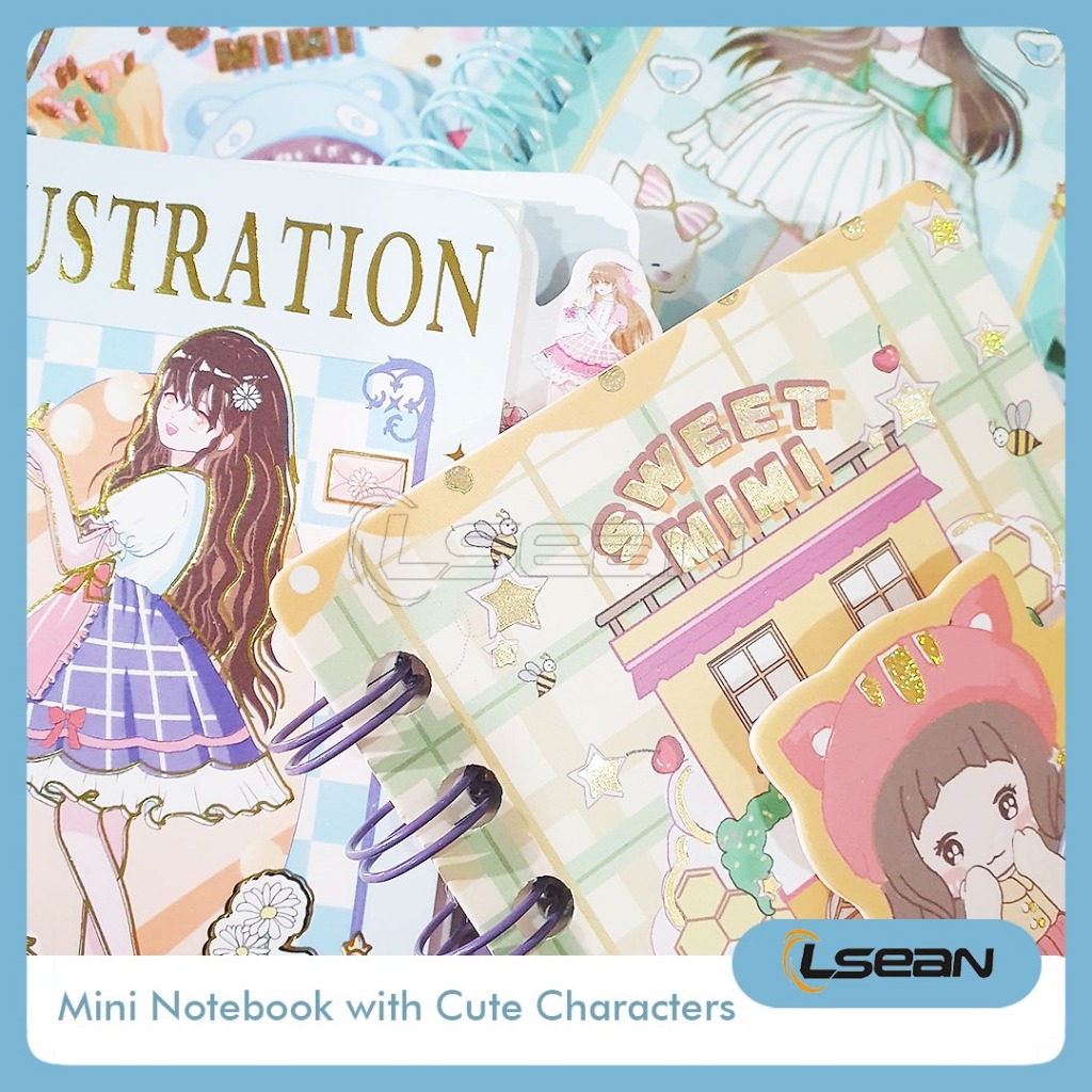 Jual BUKU CATATAN KECIL MINI NOTEBOOK SPIRAL GAMBAR ANIME KARAKTER LUCU ...