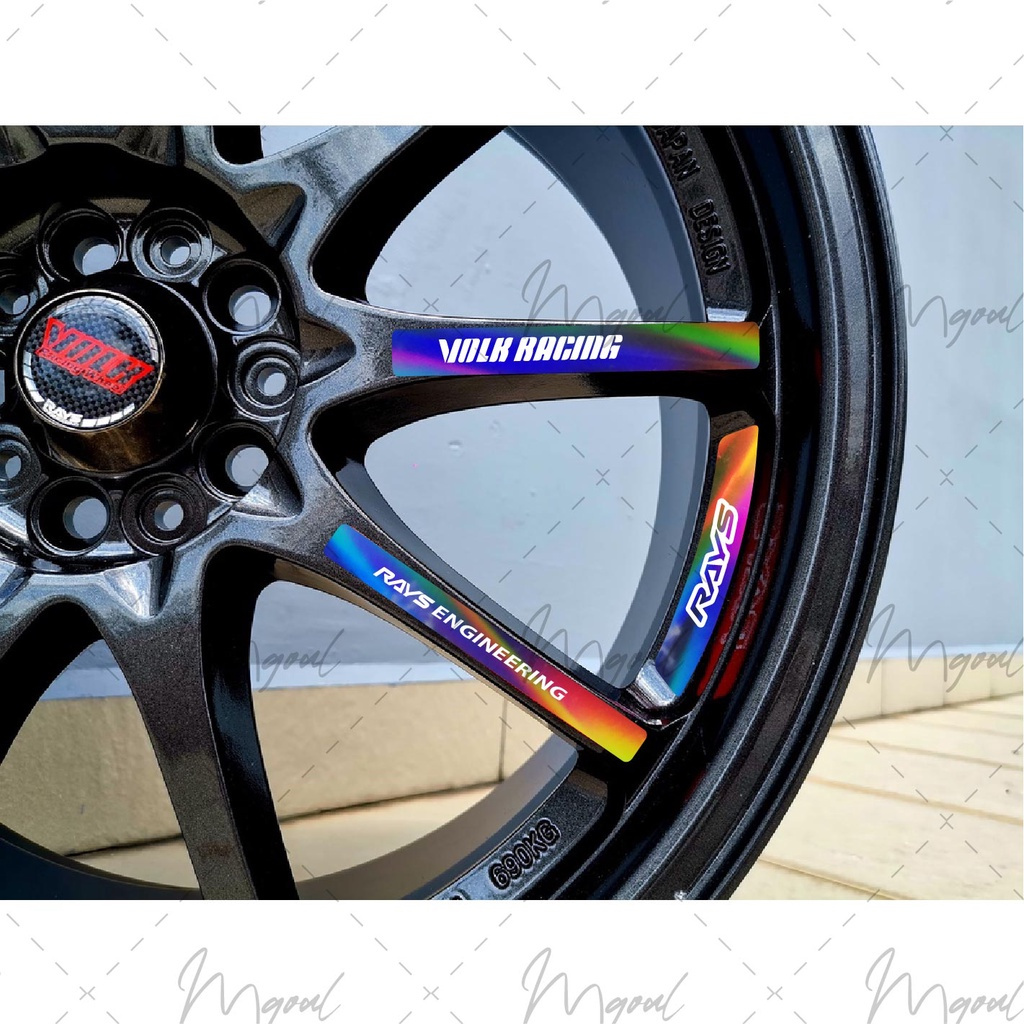 Jual VOLK RACING Ce28 CR II CE28 SL HIGH GRADE RIMS STICKER rays Volk ...
