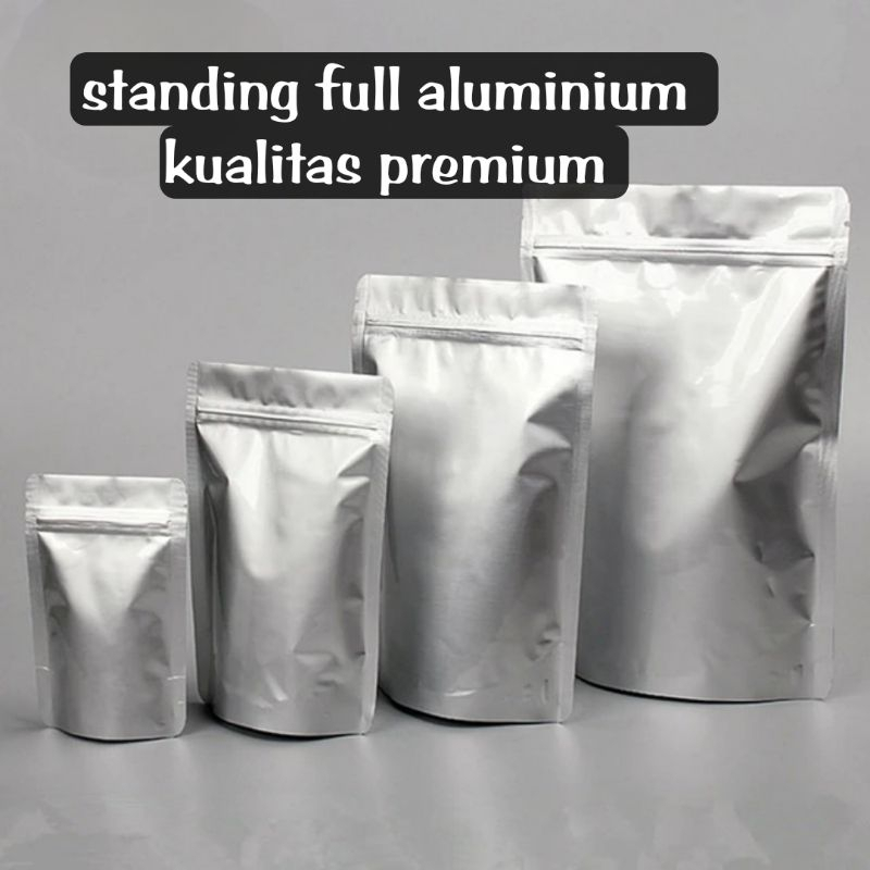 Jual Full aluminium standing pouch kemasan kopi Aluminium foil kemasan ...