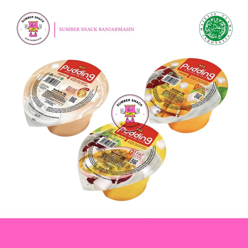 Jual Inaco Pudding With Nata De Coco (120g) (3 Varian Rasa) | Shopee ...