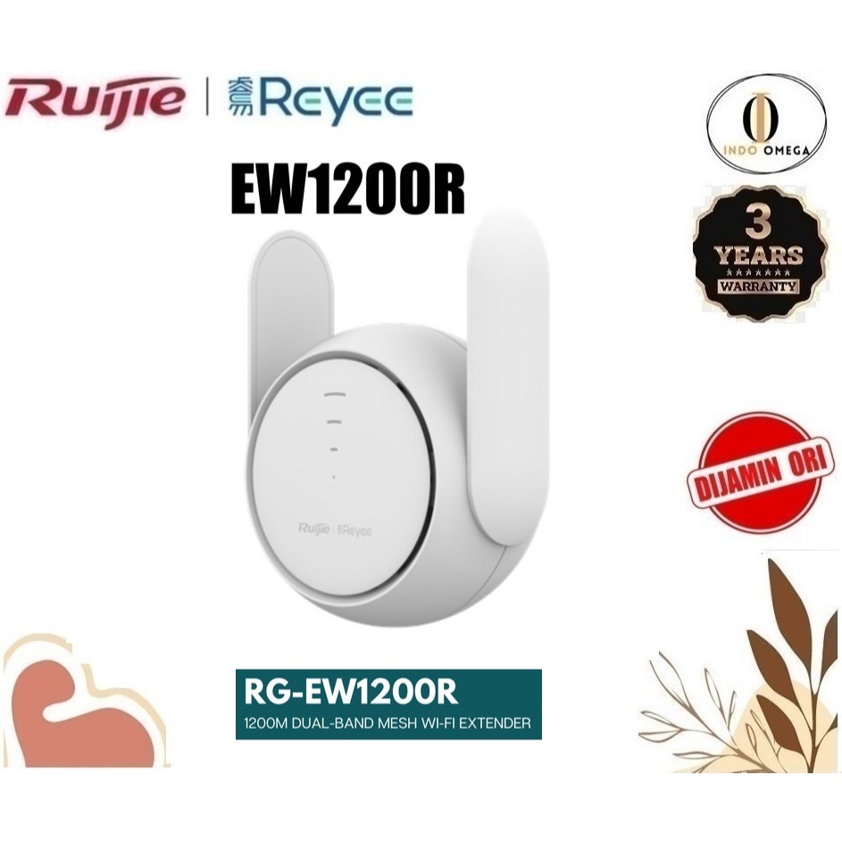 Jual Ruijie RG-EW1200R 1200M Dual-band Mesh Wi-Fi Extender | Shopee ...