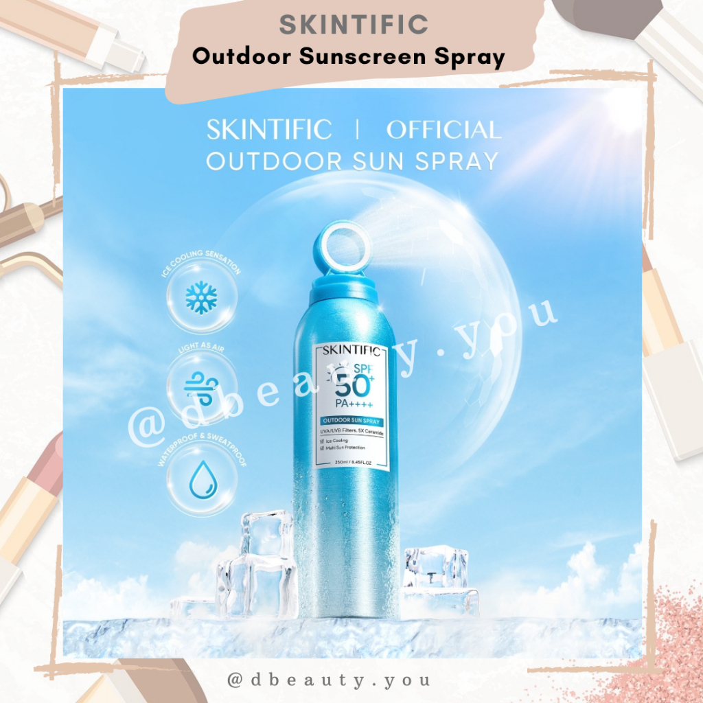 Jual SKINTIFIC - Outdoor Sunscreen Spray SPF 50+ PA++++ 250ml | UV Mist ...