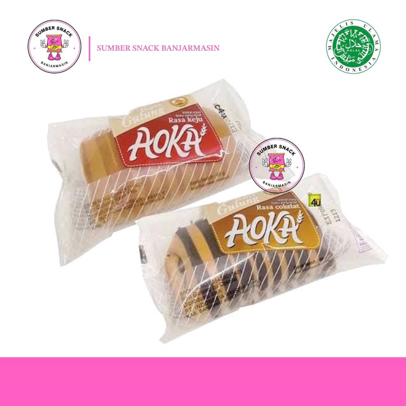 Jual Aoka Roti Gulung (60g) (2 Varian Rasa) | Shopee Indonesia