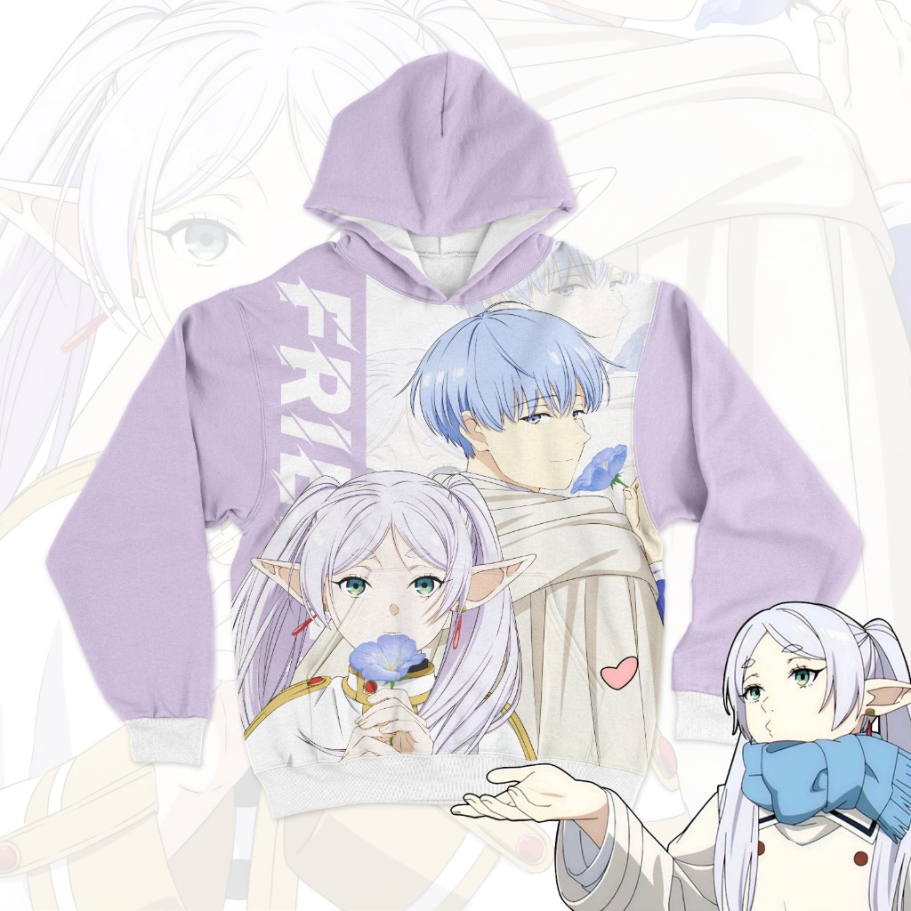 Jual Sweater Frieren Flower Fullprint Anime Manga Otaku Waifu Wibu ...