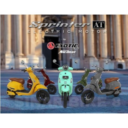 Jual Sepeda Motor Listrik EXOTIC SPRINTER AT 1200 Watt Electric E Bike ...