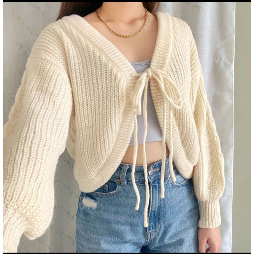 Jual Queenbags89 baju outfit cewek baju atasan wanita baju Rajut Niora ...