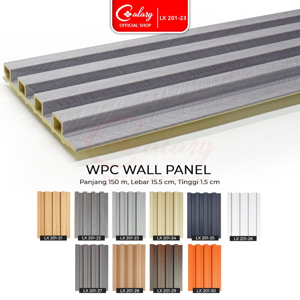 Jual CALARY Wallpanel Wood Panel WPC Panel wood Wall panel Wall Decor Dekorasi Premium Kisi ...