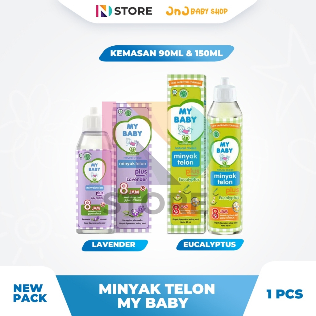 Jual My Baby Minyak Telon Eucalyptus (Hijau) dan Lavender (Ungu ...