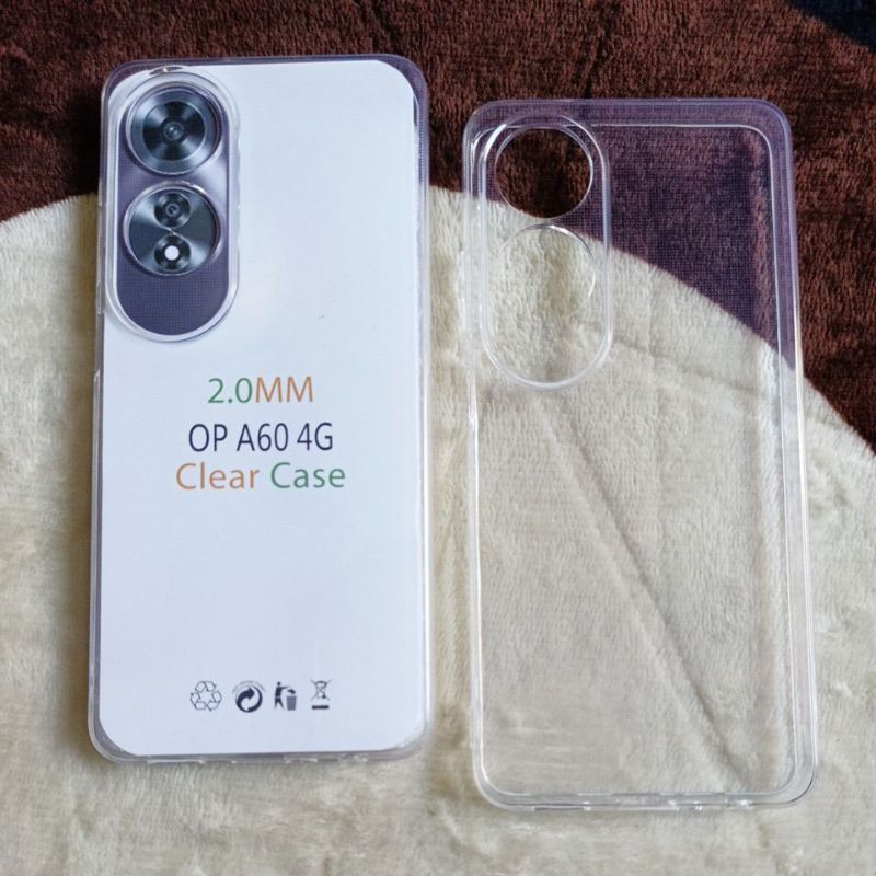 Jual Softcase Casing Oppo A60 4G Case Silikon Clear Bening Transparan ...
