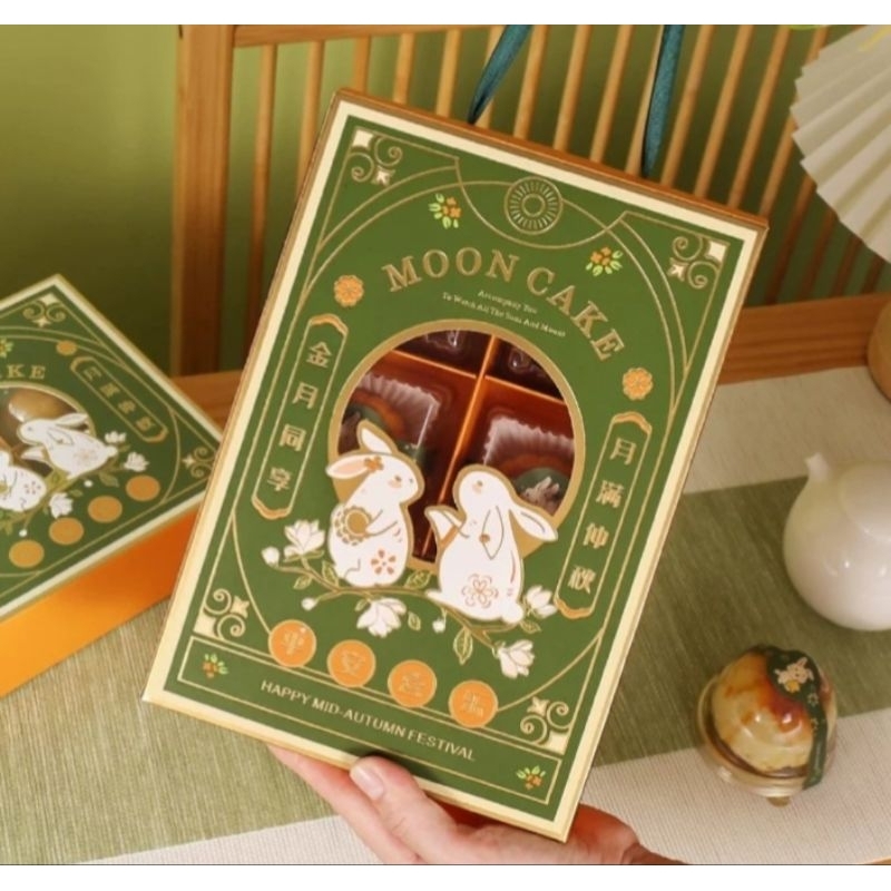 Jual Exclusive Box Mooncake sekat 6 box mooncake 75gr box mooncake 80gr ...