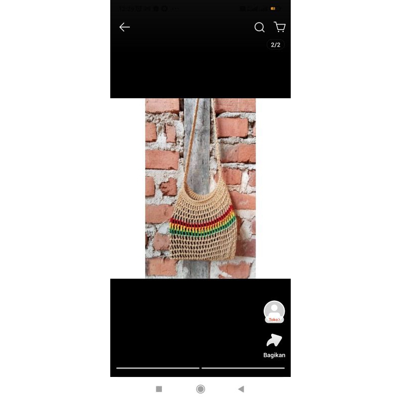 Jual tas noken Papua benang nilon/oleh oleh khas papua | Shopee Indonesia