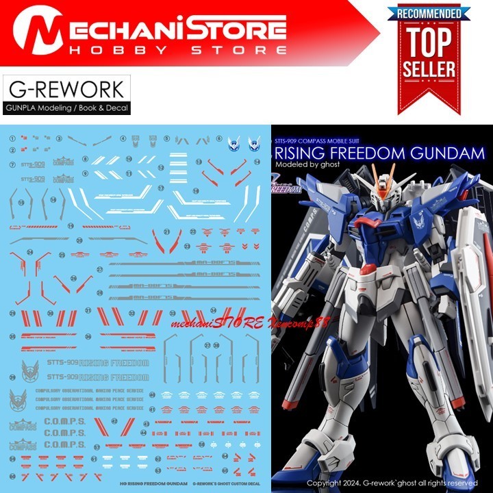 Jual Water Decal HG Rising Freedom by G-REWORK | Shopee Indonesia