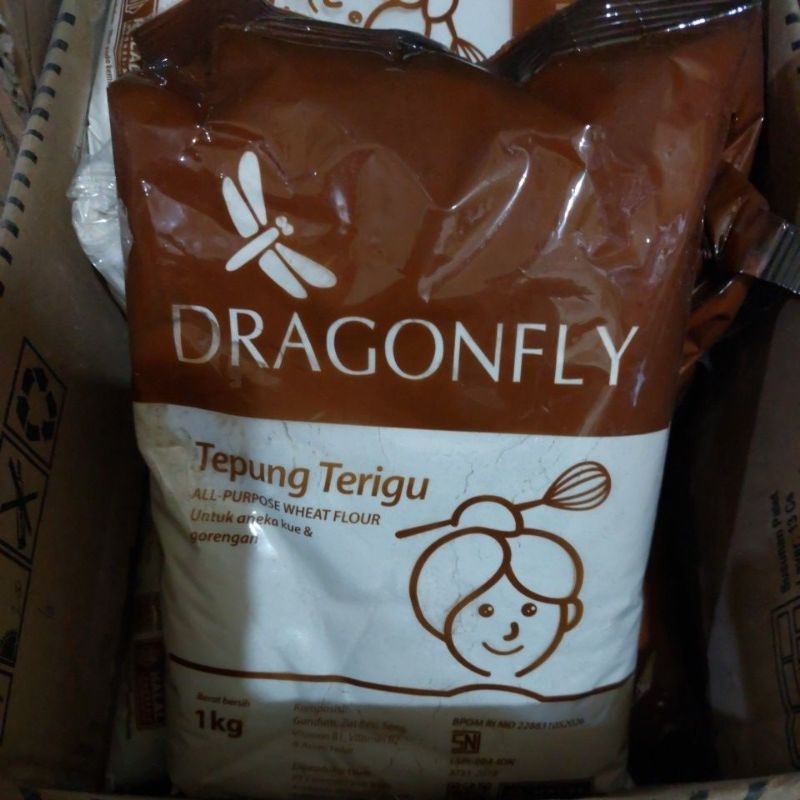 Jual Tepung Terigu Dragon Fly 1 kg | Shopee Indonesia