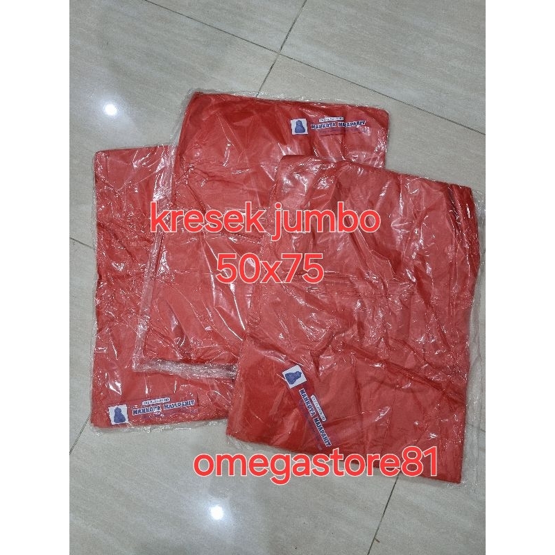 Jual kresek besar cap mahkota majapahit ukuran 50x75 / kresek besar ...