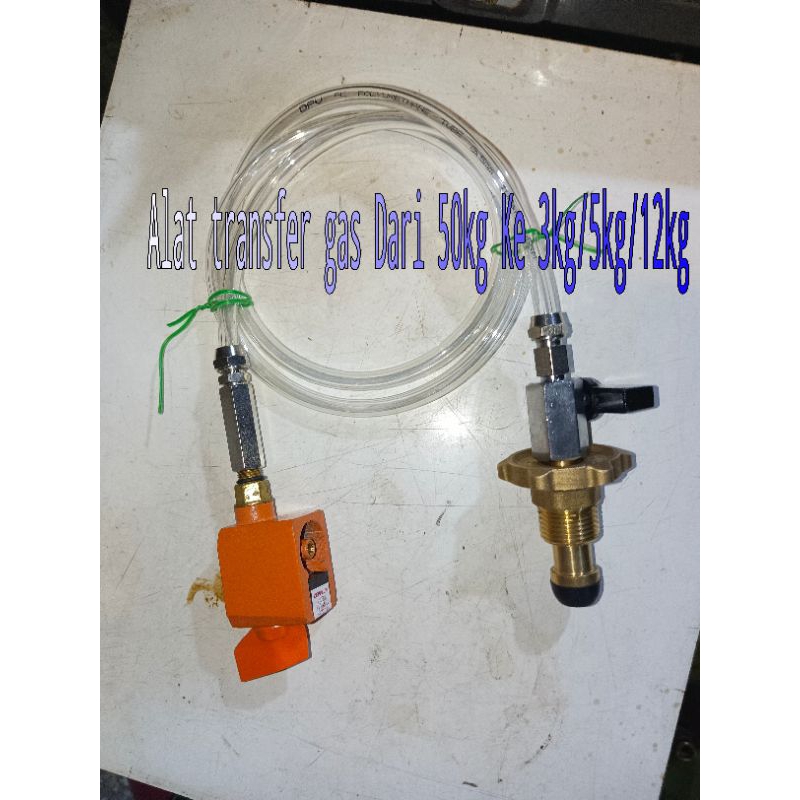 Jual Alat Transfer Gas Dari 50kg Ke 12kg/5kg/3kg | Shopee Indonesia