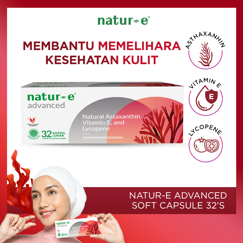 Jual NATURE-E Advanced Soft Capsule - Suplemen Kulit Anti Aging, Bebas ...