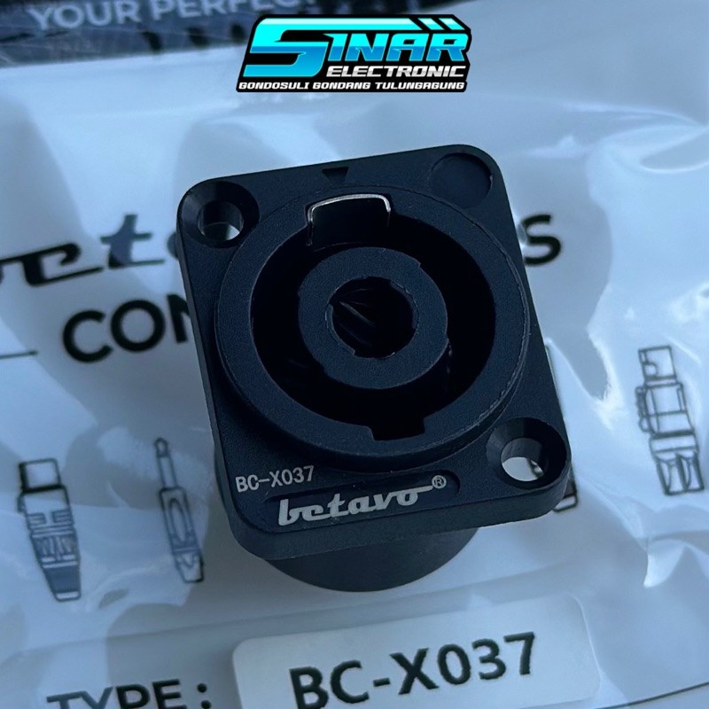 Jual Soket Spikon BETAVO BC-X037 Speakon Original | Shopee Indonesia