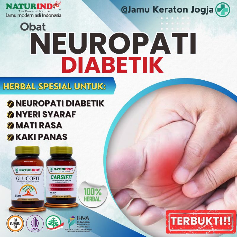 Jual Obat Neuropati Diabetik Kerusakan Gangguan Syaraf Diabetes Perifer ...