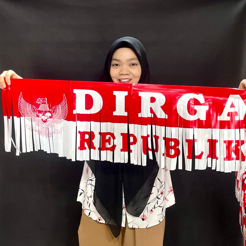 Jual Garland banner dirgahayu RI banner rumbai umbul umbul garland foil ...