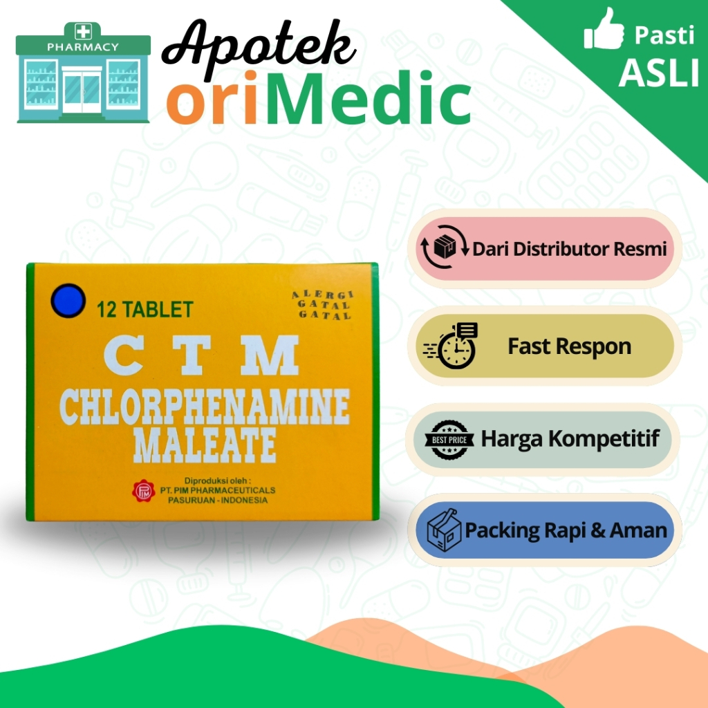 Jual CTM 4 mg 12 Tablet | Shopee Indonesia