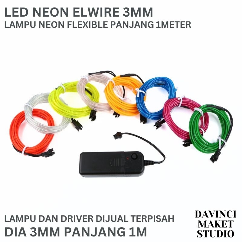 Jual Lampu Neon ELWIRE 100cm Miniatur Maket Diorama - Neon Tube Driver ...