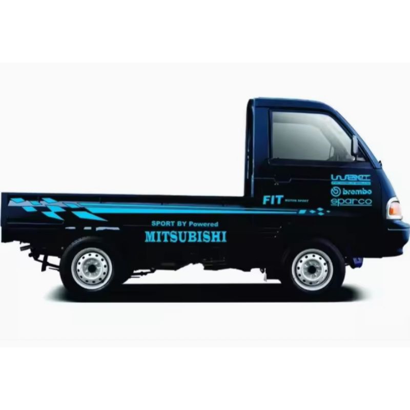 Jual stiker mobil pick up t120ss cutting stiker mobil carry stiker ...