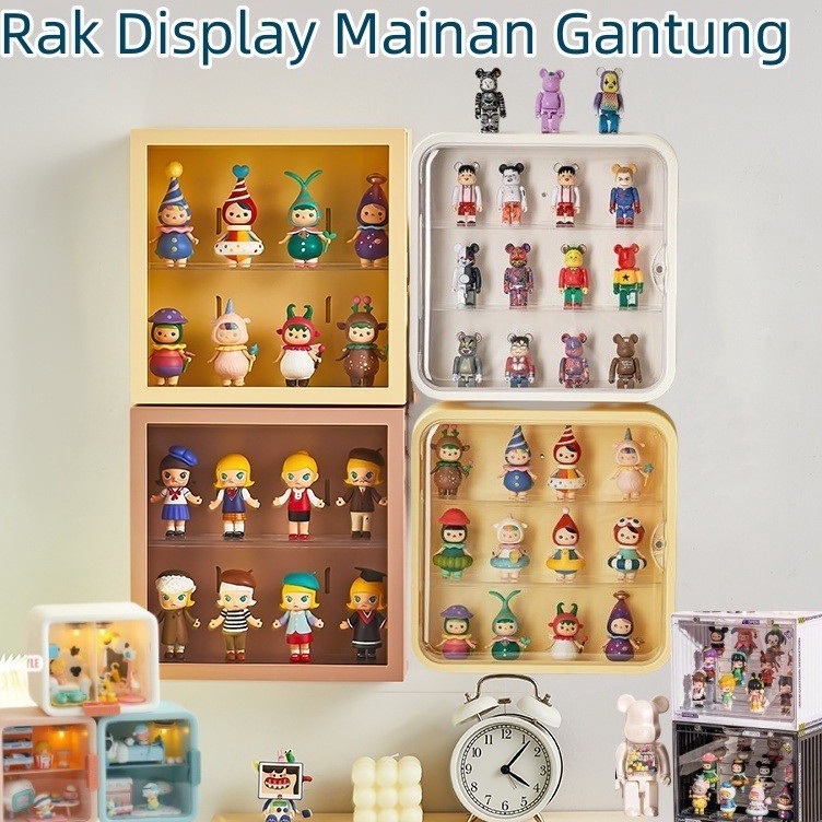 Jual Wall Mounted Display BoxRak Display Mainan Gantung Figure Showcase ...
