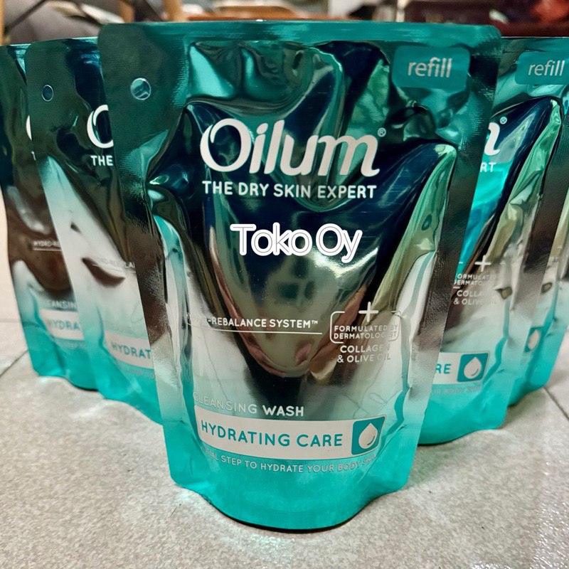 Jual Oilum Hydrating Care body wash refill pouch - sabun mandi cair ...