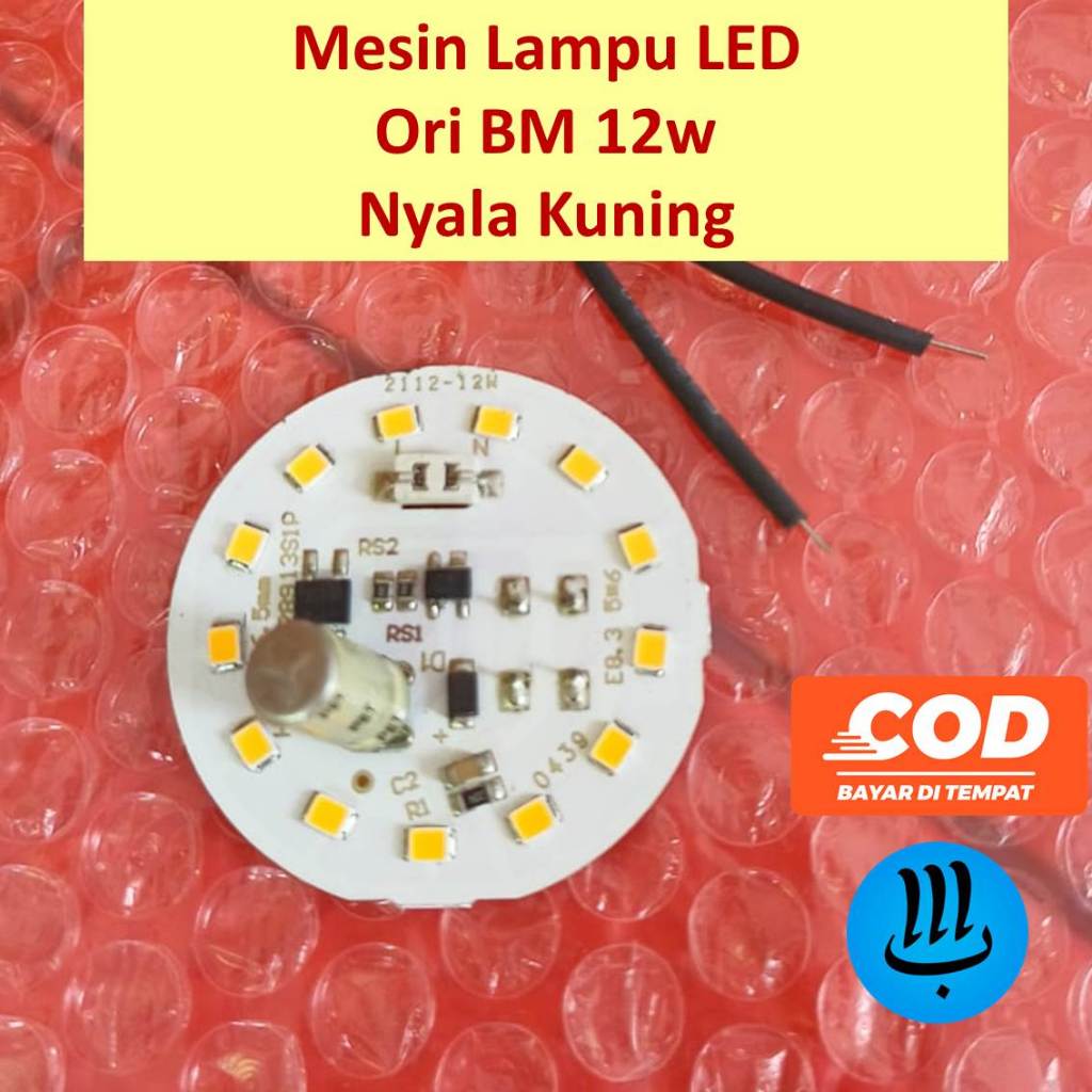 Jual Pcb Lampu Led Ac 12w Nyala Kuning Mesin Lampu Led Ac 12 Watt