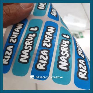 Jual STIKER LABEL NAMA SABLON SETRIKA TANPA JAHIT STIKER SABLON NAMA ...