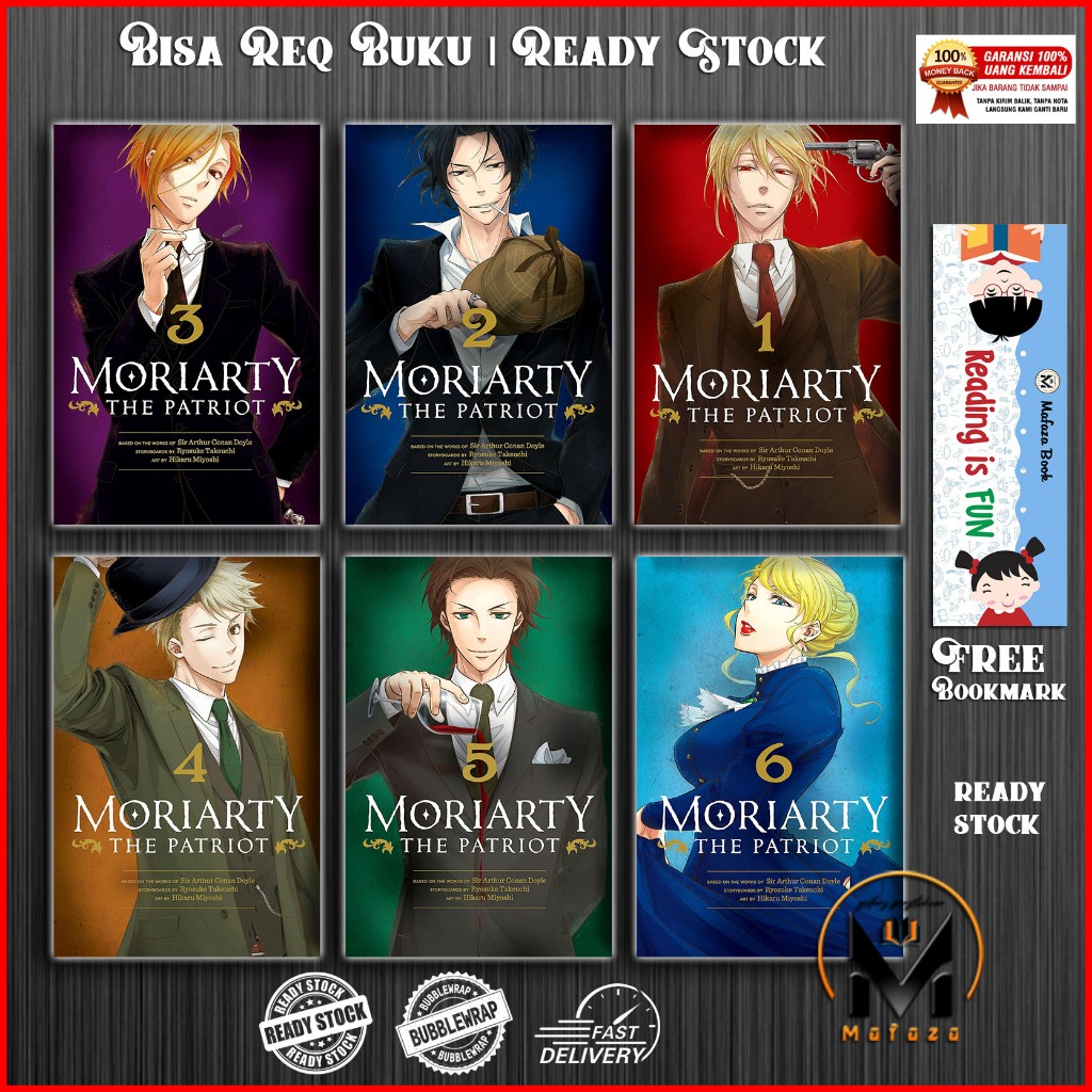 Jual Moriarty the Patriot (16 book series) (English) By Ryosuke ...