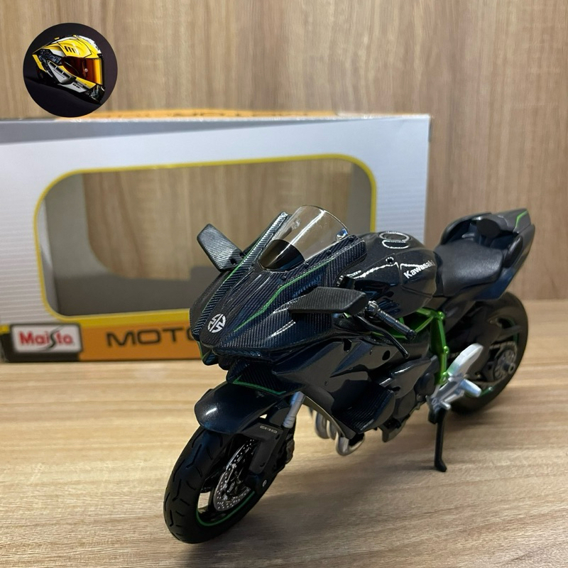 Jual diecast miniatur motor kawasaki H2R skala 1:12 maisto | Shopee Indonesia