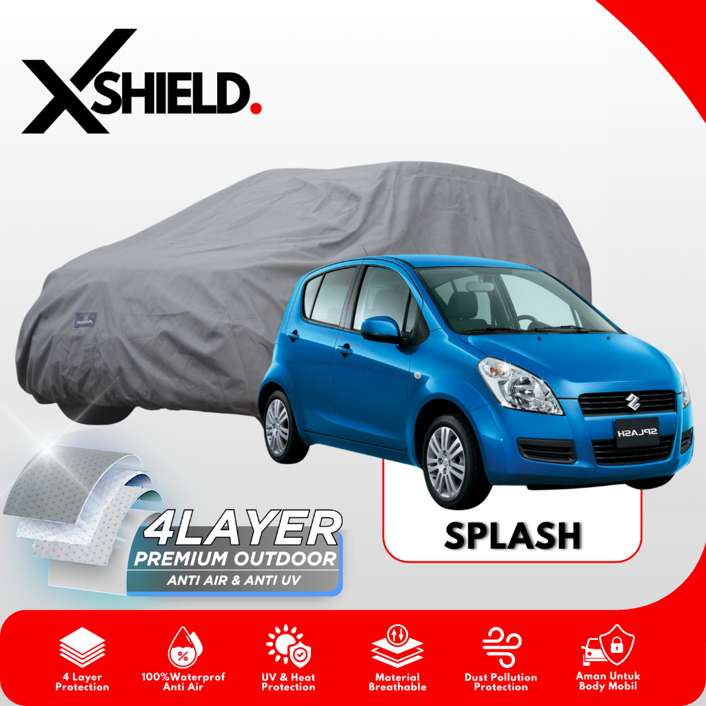 Jual 4 Layer Premium Outdoor Cover Mobil SPLASH 4 Lapis Full Waterproof ...