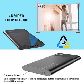 Jual Premium quality Spy Hidden ip Camera Wifi Powerbank HD 1080P 4K 2 ...