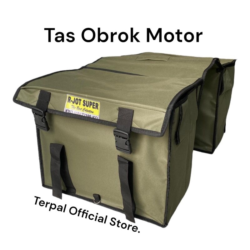 Jual Ronjot Motor Jumbo / Tas Obrok Motor Anti air / Tas Kurir / Tas ...