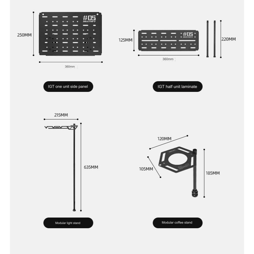 Jual Aksesoris Tambahan Storage Box SHINETRIP Extension Accesories ...