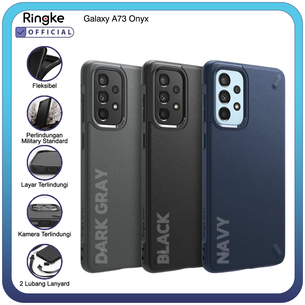 Jual Ringke Galaxy A73 5g Onyx Casing Tipis Tahan Banting Military Drop