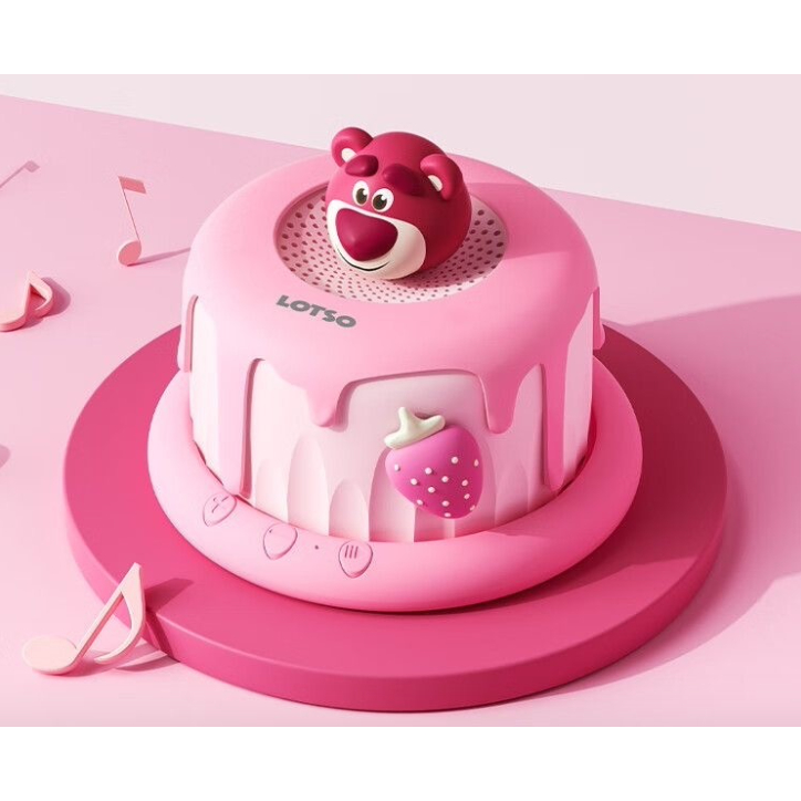 Jual Kawaii Disney Lotso Pink Bluetooth Speaker Cake Audio Anime Girly ...