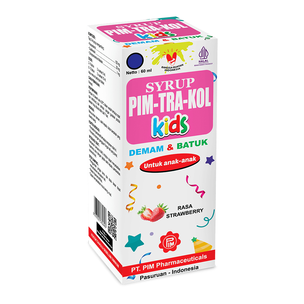 Jual pimtrakol kids obat batuk dan demam anak pim-tra-kol | Shopee ...