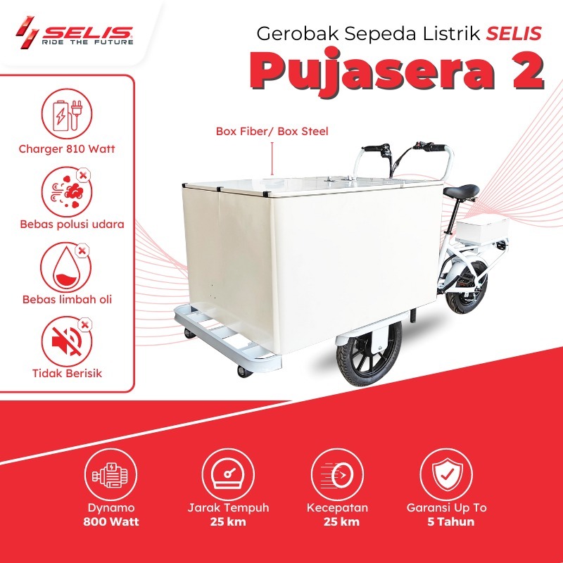 Jual Gerobak Listrik Selis Pujasera 2 - Gerobak Makanan/Minuman ...