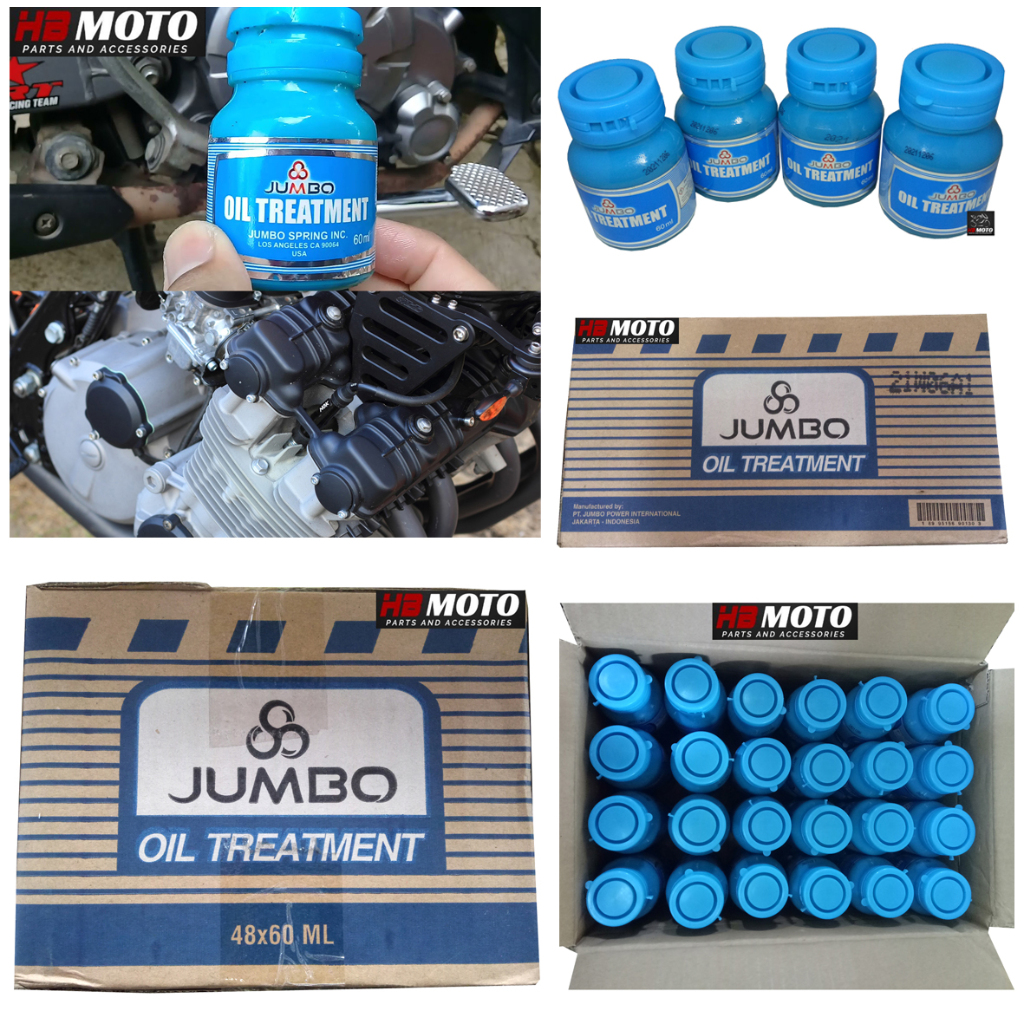 Jual Karton isi 48Botol Jumbo Oil Treatment Motor 60ml/Jumbo Oil ...