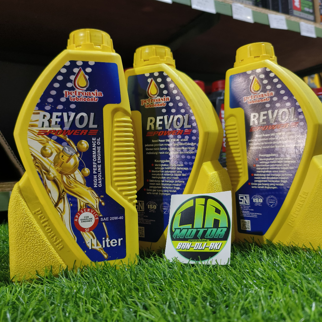 Jual PETROASIA REVOL POWER SAE 20W40 SNI 1 LITER ( OLI MURAH ) | Shopee ...