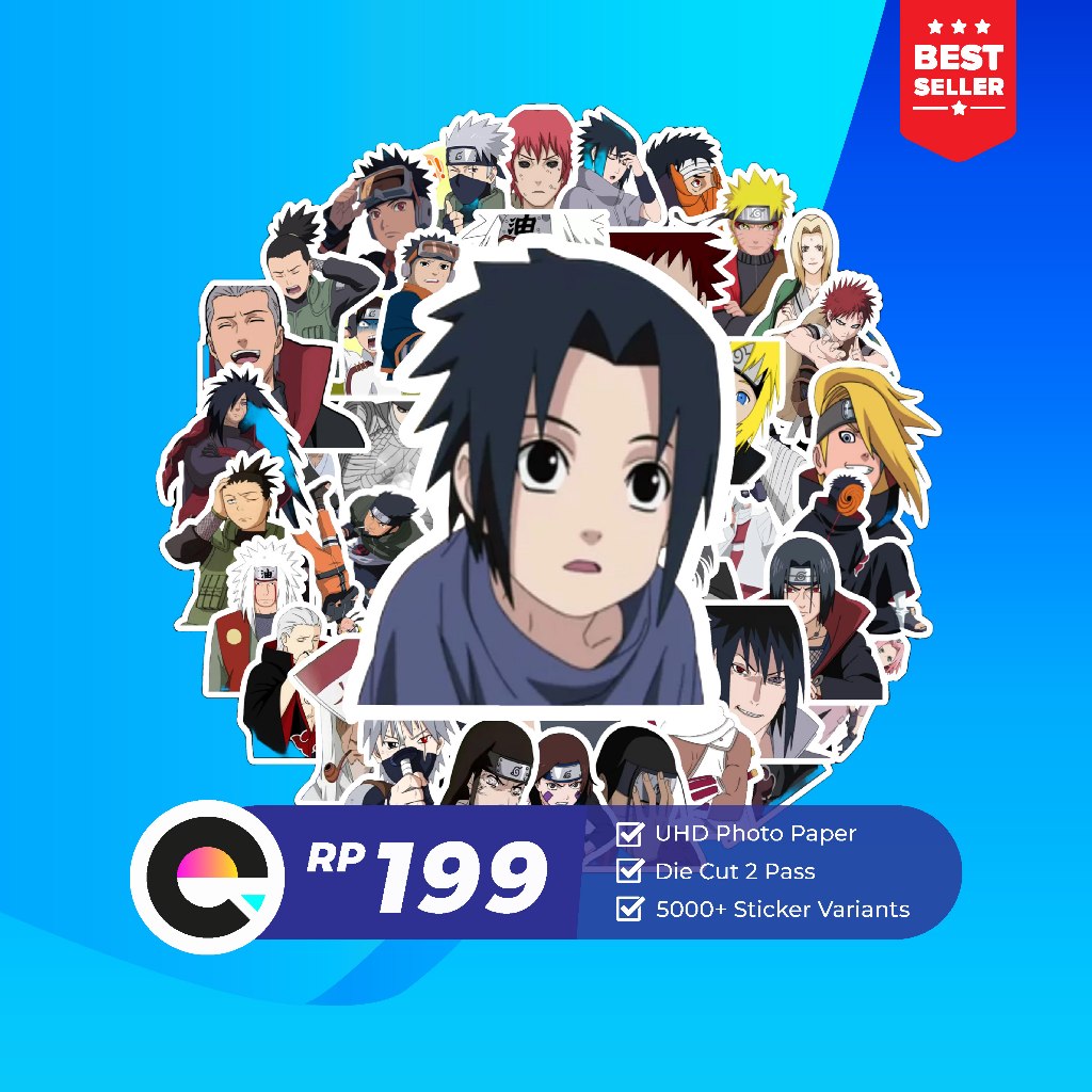 Jual Stiker Sticker Anime Naruto #2 | Stiker Aesthetic Sticker Lucu ...