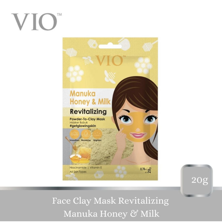 Jual Vio Powder To Clay Mask - Sachet 20 gram | Shopee Indonesia