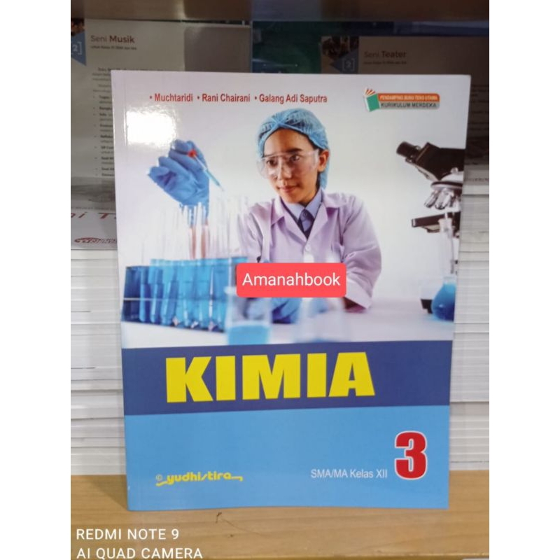 Jual Buku Kimia SMA Kelas 12 Kurikulum Merdeka Yudhistira | Shopee ...
