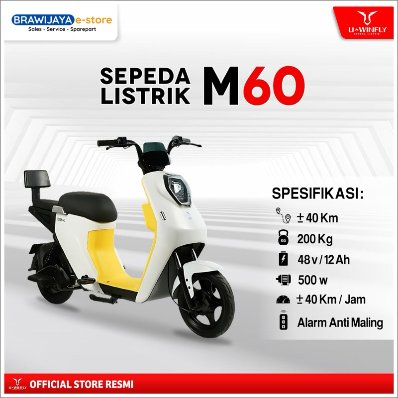 Jual SEPEDA LISTRIK UWINFLY M60 | Shopee Indonesia