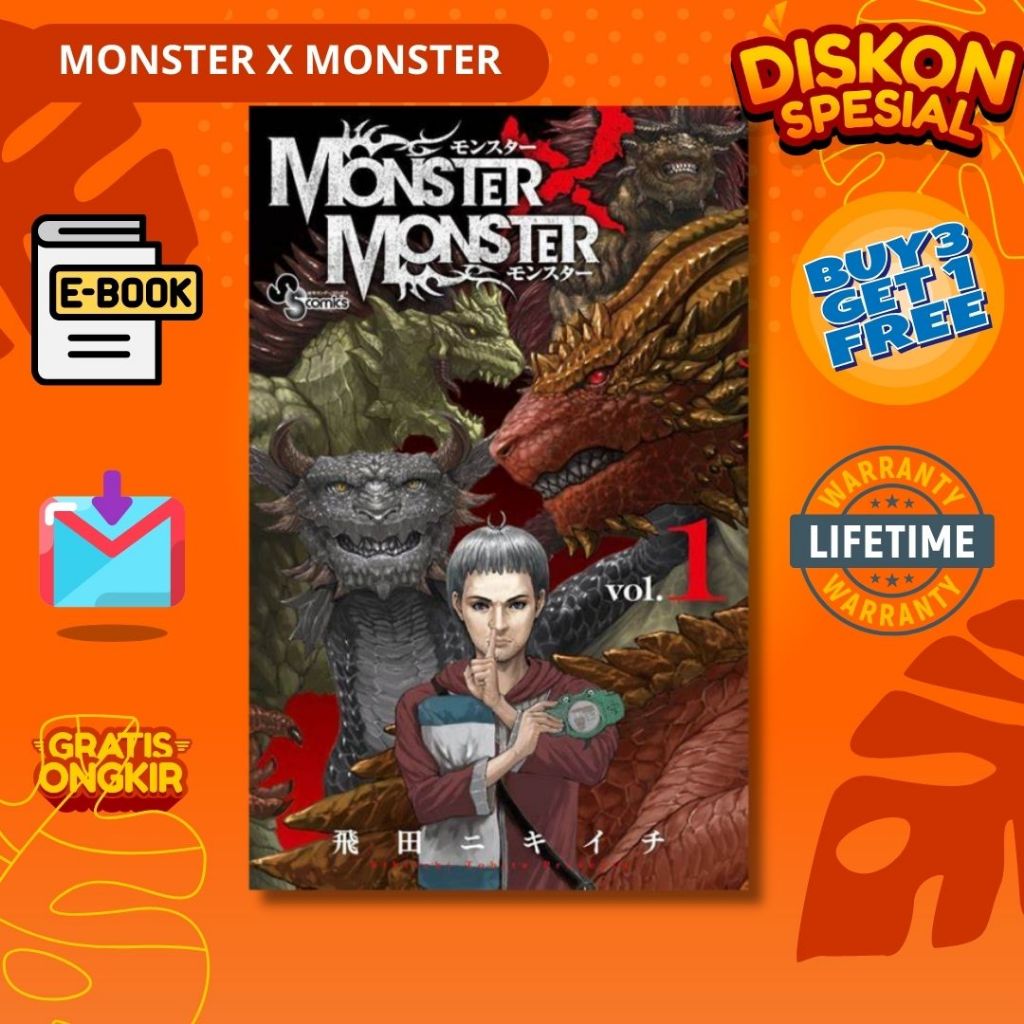 Jual Komik Digital Monster X Monster Bahasa Indonesia Edisi 1 s.d 3 ...