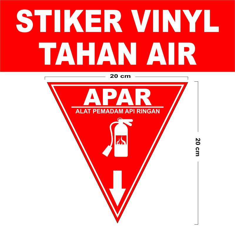 Jual APAR CARA MENGGUNAKAN APAR STIKER SIGN/STIKER PERINGATAN/VINYL ...