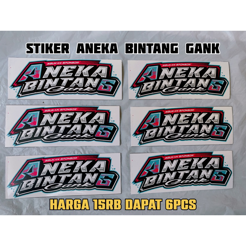 Jual STIKER LOGO ANEKA BINTANG GANK | Shopee Indonesia